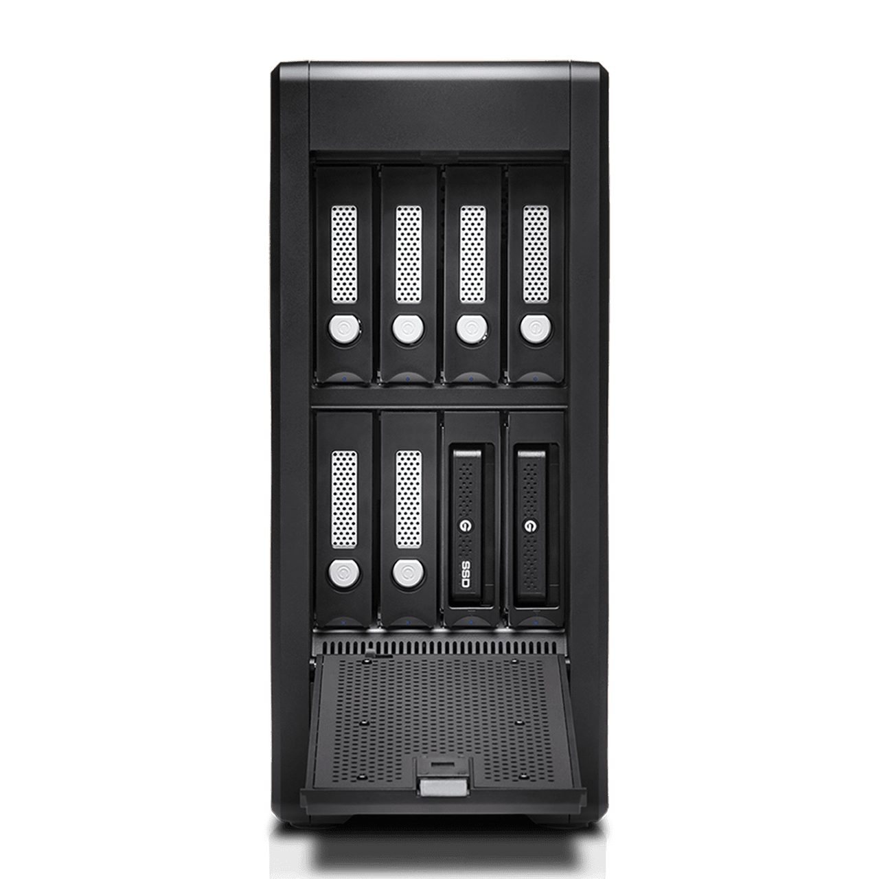 48 TB G-SPEED Shuttle XL Thunderbolt 3 with ev Series Bay Adapters ...