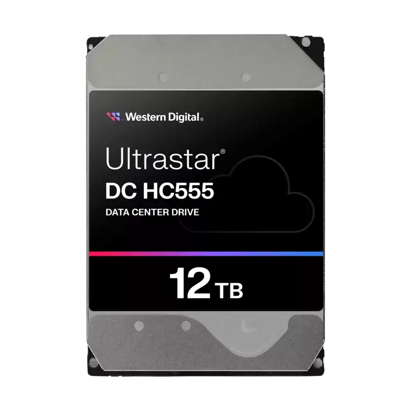 12 TB Ultrastar HC555 資料中心 HDD 儲存裝置 | WD