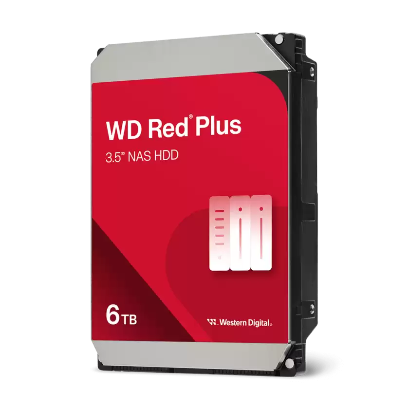 6TB WD Red Plus Internal NAS HDD 3.5" | Western Digital