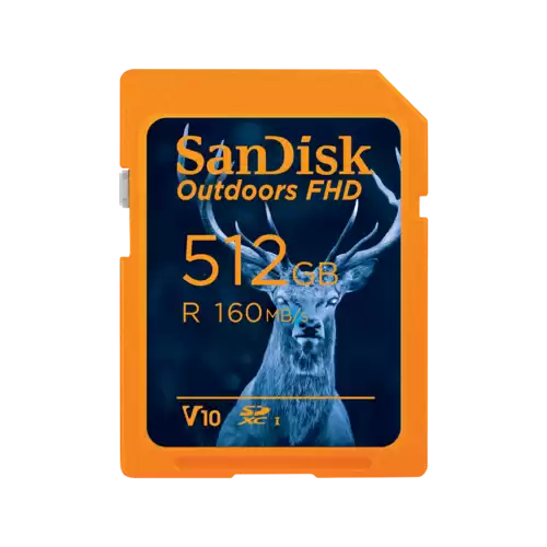 32GB Orange SanDisk Outdoors FHD UHS-I Card | Western Digital 32GB Orange SanDisk Outdoors FHD UHS-I Card | Western Digital