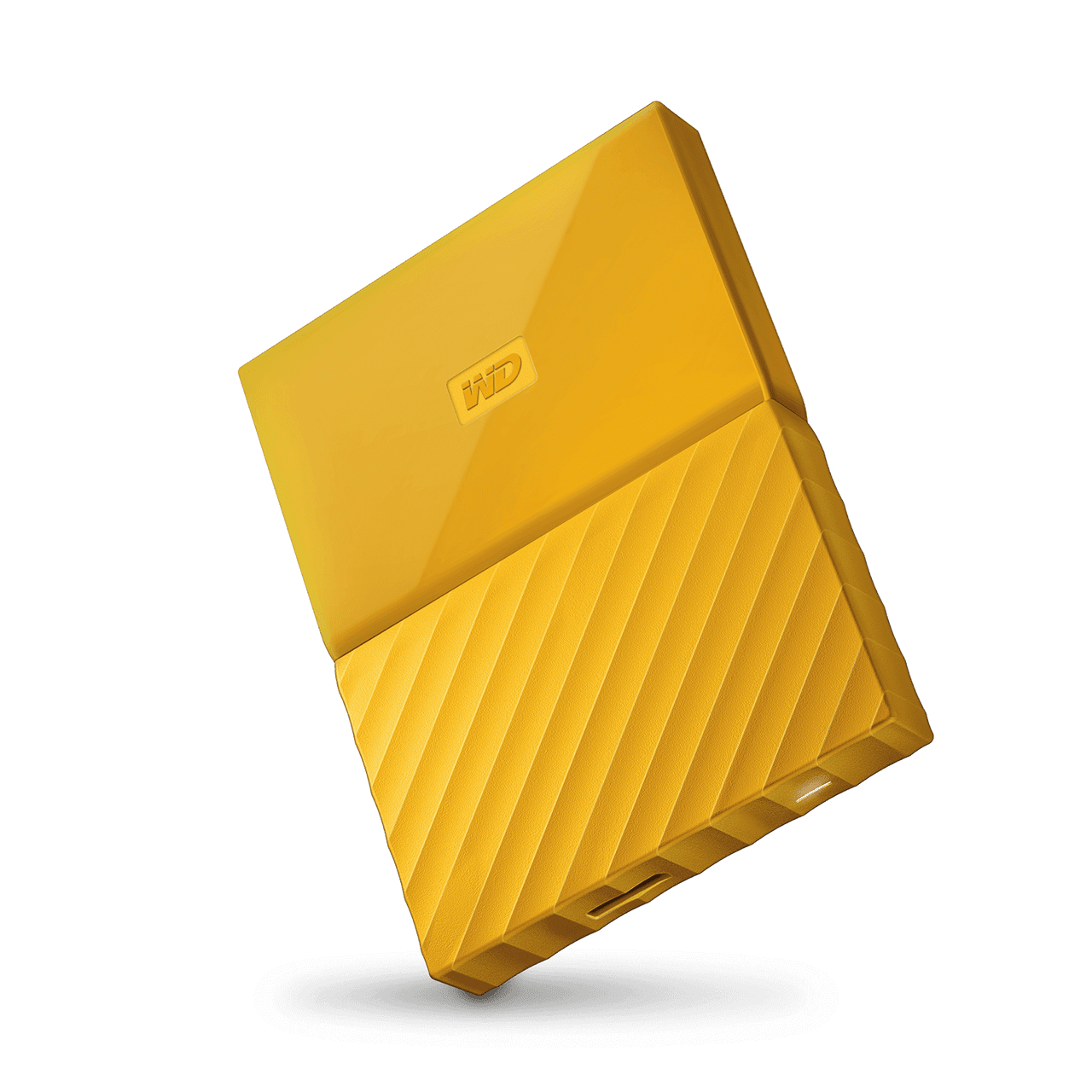 WD My Passport 4TB Certified Refurbished Portable Hard Drive Yellow