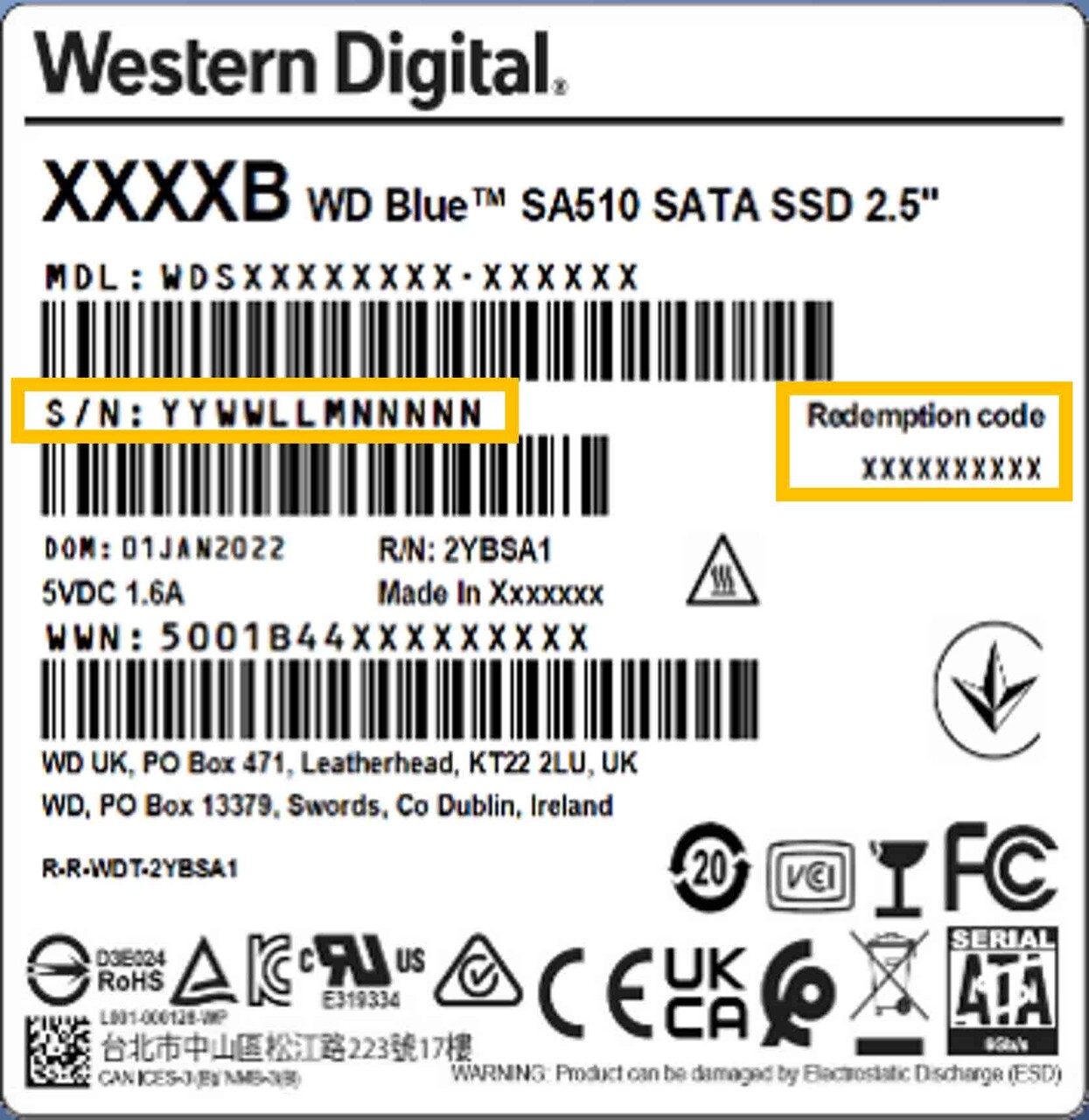 WD Blue SA510 Dropbox Redemption | Western Digital WD Blue SA510 Dropbox Redemption | Western Digital